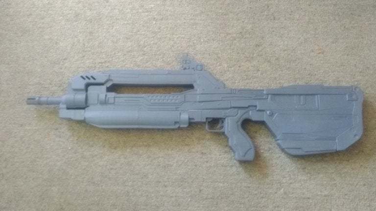 Download free STL file Battle Rifle 1:1 from Halo Guardians • 3D ...